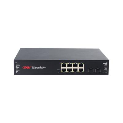 China 10 Port Gigabit Easy Managed Ethernet Switch With 8x RJ45 And 2x SFP Ports for sale