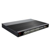 China 36-port 10G uplink managed industrial Ethernet switch with 176Gbps switching capacity for sale