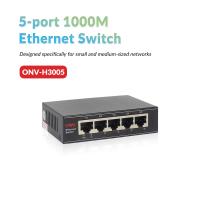 China 5 Port Gigabit Unmanaged Ethernet Switch Zero Configuration Shock Resistant for sale