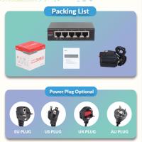 China 5 Port Gigabit Unmanaged Ethernet Switch Zero Configuration Shock Resistant for sale