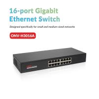 China 16 Port Gigabit Ethernet Switch With 4.1M Buffer Memory Plug And Play Operation for sale