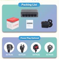 China 5 Port 10/100M Unmanaged Ethernet Switch Low Power Consumption For Network Connectivity for sale