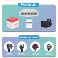 China 5-port 10/100M Ethernet switch with 1Gbps switching capacity for reliable network performance for sale