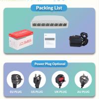China 8-port 10/100M Ethernet switch with 1.6Gbps switching capacity for reliable network performance for sale