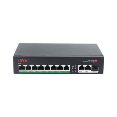 China 11-Port Gigabit Uplink PoE Switch With 30W PoE+ Power And Watchdog Function for sale