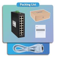 China 16 Port Gigabit Managed Industrial Ethernet Switch With L2+ Network Management for sale
