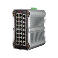 China 24-Port Gigabit L2+ Managed Ethernet Switch Industrial With Wire Speed Transmission for sale