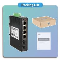 China 6 Port Gigabit Easy Managed Ethernet Switch Industrial Grade Wide Temperature for sale