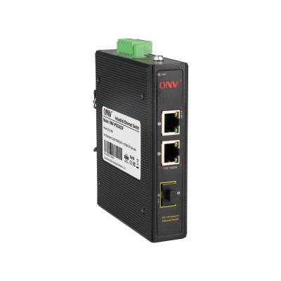 China 3 Port Gigabit Industrial Ethernet Switch Unmanaged Wire Speed Access DIN Rail Mounting for sale