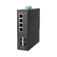 China 8 Port Gigabit Managed Industrial Ethernet Switch Fanless Cooling DIN Rail Mounting for sale