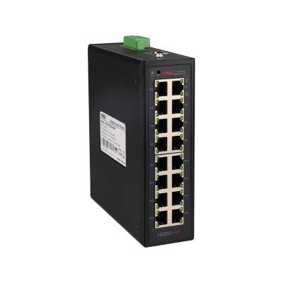 China 16 Port Gigabit Managed Industrial PoE Switch With 52Gbps Switching Capacity for sale