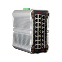 China 24 Port Gigabit Managed Industrial PoE Switch With IEEE802.3af IEEE802.3at Compatible for sale
