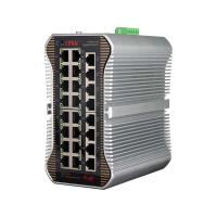 China 24 Port Gigabit Managed Industrial PoE Switch With IEEE802.3af IEEE802.3at Compatible for sale