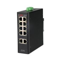 China 10-port Gigabit Industrial Ethernet Switch with Wire Speed Forwarding and Stable Operation for sale