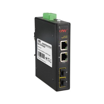 China 4-port Gigabit Industrial Ethernet Switch with SFP Fiber Ports for Reliable Networking for sale