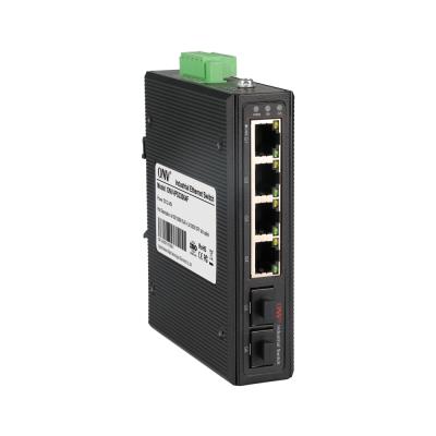 China 6-port Gigabit Industrial Ethernet Switch with SFP Fiber Ports for Harsh Environments for sale