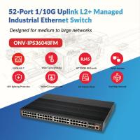 China 52-Port 10G Uplink Managed Industrial Ethernet Switch With L2+ Network Management for sale