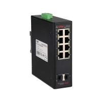 China 10 Port Gigabit Industrial PoE Switch With 8*10/100/1000 Base-T PoE Ports for sale