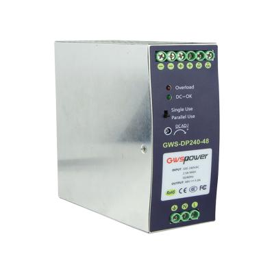 China 240W 48V DIN Rail Industrial Power Supply with High Efficiency and Wide Input Voltage Range for sale