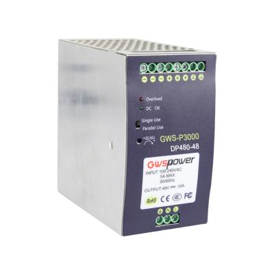 China 480W 48V High Efficiency Industrial DIN Rail Power Supply for Automation and Control Systems for sale