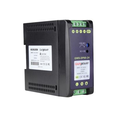 China 60W 24VDC High Efficiency DIN Rail Industrial Power Supply for Harsh Environments for sale