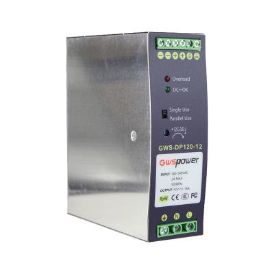 China 120W 12V DIN Rail Industrial Power Supply with Wide Operation Temperature Range for sale