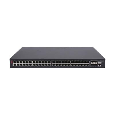 China 48 Port PoE L3 Managed Switch with 10G Uplink for High-Density Power Supply for sale