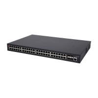 China 48 Port PoE L3 Managed Switch with 10G Uplink for High-Density Power Supply for sale