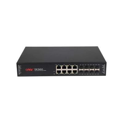 China 16-port Gigabit Easy Managed PoE Switch with SFP Fiber Ports and 30W per Port for sale