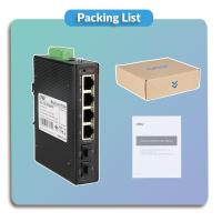 China 6-port Gigabit Industrial PoE Switch with 30W PoE and SFP Fiber Ports for Easy Managed Networks for sale
