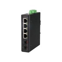 China 6-port Gigabit Industrial PoE Switch with 30W per Port and Unmanaged Operation for sale