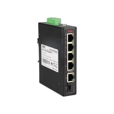 China 6-port Gigabit Industrial PoE Switch with 30W per Port and Gigabit Access for High-Speed Networking for sale