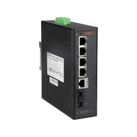 China 6-port Gigabit L2+ Managed Industrial PoE Switch with IEEE 802.3af/at Support for sale