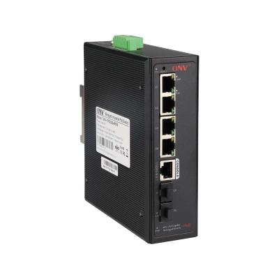 China 6-port Gigabit L2+ Managed Industrial PoE Switch with IEEE 802.3af/at Support for sale