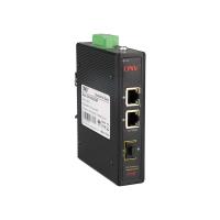 China 3-port Gigabit Industrial PoE Switch with 30W per Port and Smart Power Supply for sale