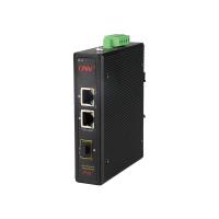 China 3-port Gigabit Industrial PoE Switch with 30W per Port and Smart Power Supply for sale