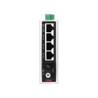 China 4-Port 10/100M Industrial PoE Switch with IEEE 802.3af/at Support and DIN Rail Mounting for sale