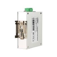 China 2-port 10/100M Industrial PoE Switch with SC Fiber Port and IEEE 802.3af/at Support DIN Rail Mountable for sale