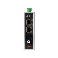 China 3-Port Industrial PoE Switch with 10/100M RJ45 and SC Fiber Port IEEE 802.3af/at PoE Standard DIN Rail Mountable for sale