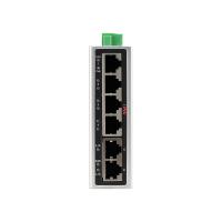 China 6-port Industrial PoE Switch with 30W per port IEEE 802.3af/at and DIN Rail mountable for sale