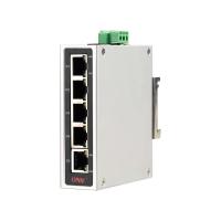 China 5-port Gigabit Industrial PoE Switch with IEEE 802.3af/at and 30W per Port for sale