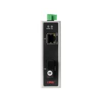 China 2-Port Gigabit Industrial PoE Switch with 30W PoE Power 1.25G SC Fiber Port and DIN Rail Mountable for sale