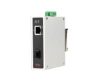 China 2-Port Gigabit Industrial PoE Switch with 30W PoE Power, SFP Fiber Port, and DIN Rail Mounting for sale
