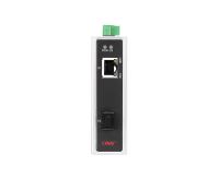 China 2-Port Gigabit Industrial PoE Switch with 30W PoE Power, SFP Fiber Port, and DIN Rail Mounting for sale