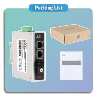 China 3-Port Gigabit Industrial PoE Switch with 30W PoE Power, 1.25G SC Fiber Port, and DIN Rail Mount for sale