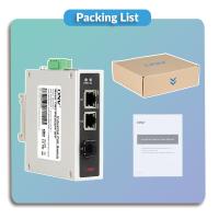 China 3-Port Gigabit Industrial PoE Switch with 30W PoE Power SFP Fiber Port and DIN Rail Mountable for sale