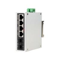 China 6-port Gigabit Industrial PoE Switch with 4*10/100/1000Base-T PoE Ports and 2*1000Base-X Uplink SFP Fiber Ports, 30W per Port for sale