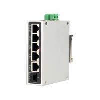 China 6-Port Gigabit Industrial PoE Switch with 30W PoE Power, SFP Fiber Port, and DIN Rail Mountable for sale