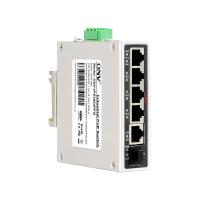 China 6-Port Gigabit Industrial PoE Switch with 30W PoE Power, SFP Fiber Port, and DIN Rail Mountable for sale