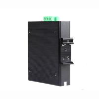 China 4*10/100M RJ45 Ports Industrial PoE Switch with IEEE 802.3af/at PoE Standard and DIN Rail Mountable for sale